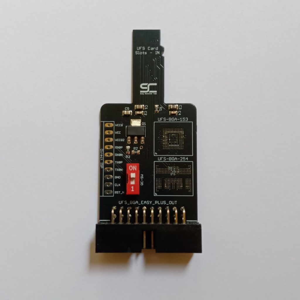 Jual SMART CONNECTS Converter UFS Card Reader F64 BOX ke Socket BGA ...