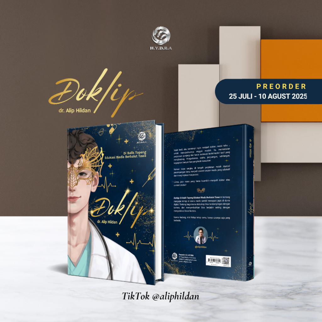 Jual DOKLIP - Di Balik Topeng Edukasi Medis Berbalut Tawa oleh dr.Alip ...