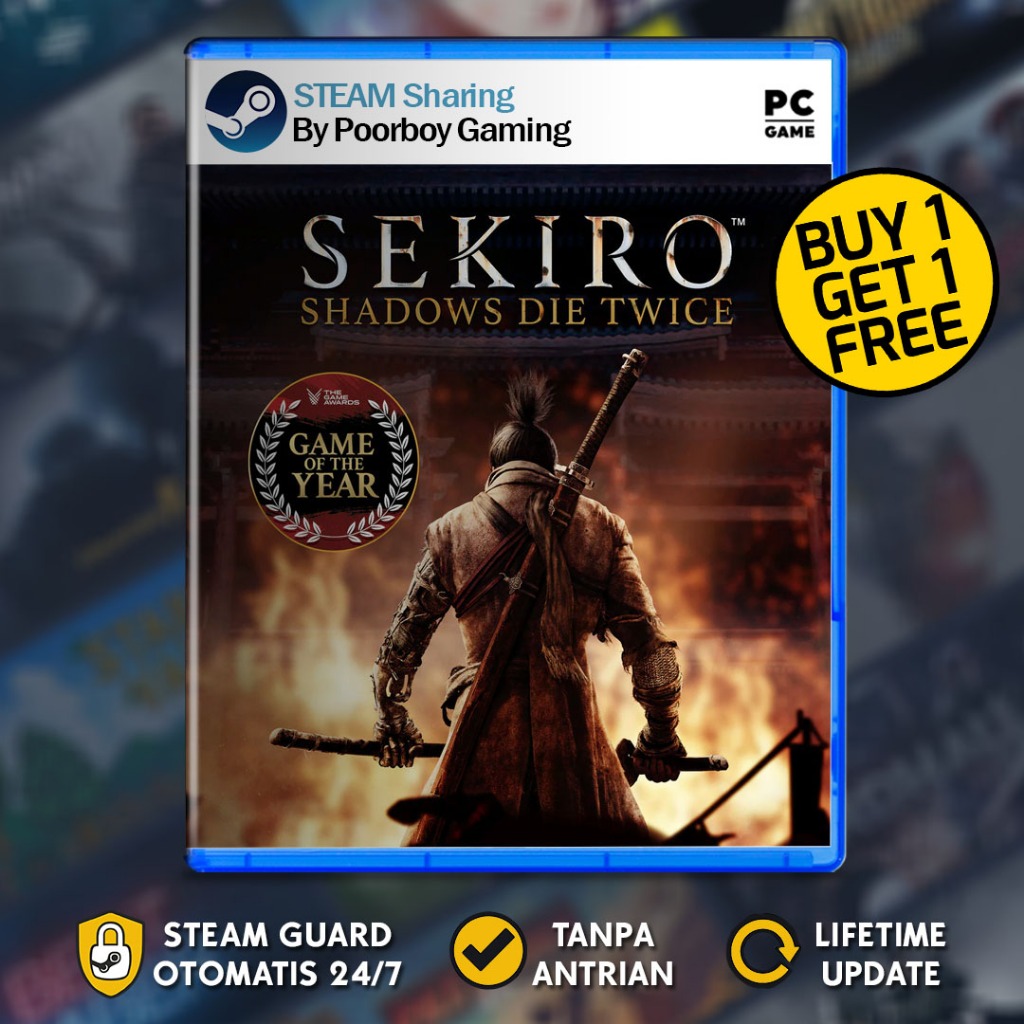 Jual SEKIRO SHADOWS DIE TWICE PC ORIGINAL | Shopee Indonesia