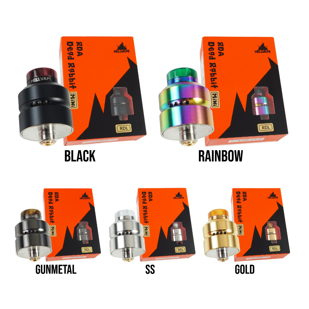 Jual Atomizer Vape Dead Rabbit Mini RDA 22MM Single Coil Authentic By ...