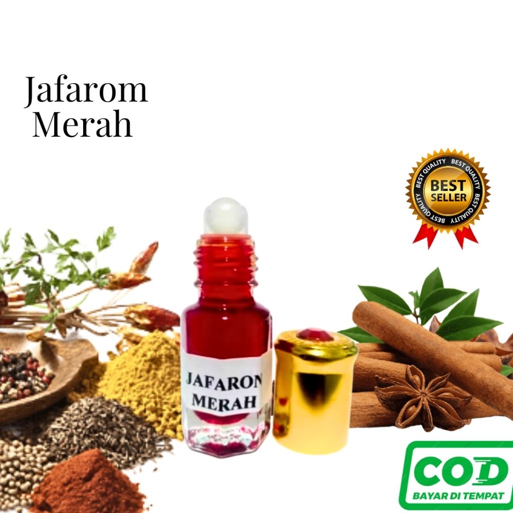 Jual Jafaron Merah Asli 100% Non Alkohol 3 ml Minyak Wangi Zafaron ...