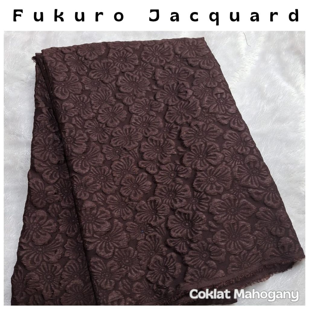 Jual BAHAN JAQUARD EMBOSS/ JAQUARD EMBOSS/ KAIN JAQUARD/ FUKURO ...