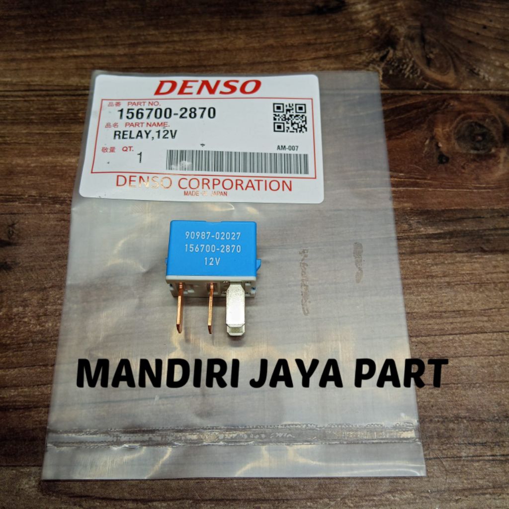 Jual RELAY AC-RELAY BIRU PLASTIK 12V KAKI 4 PIN DENSO UNIVERSAL AVANZA ...