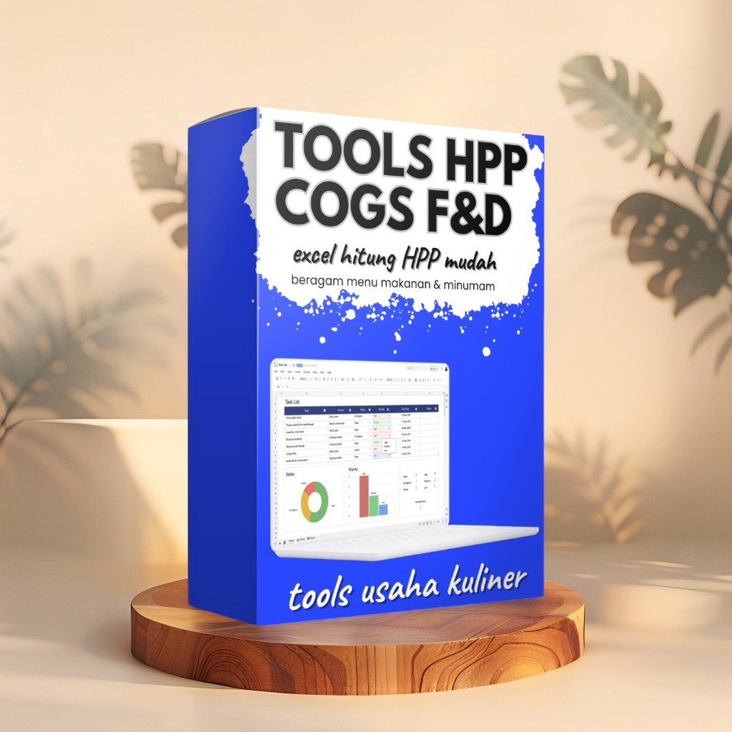 Jual TOOLS HPP USAHA KULINER F&B EXCEL - Food & Beverages Harga Pokok ...