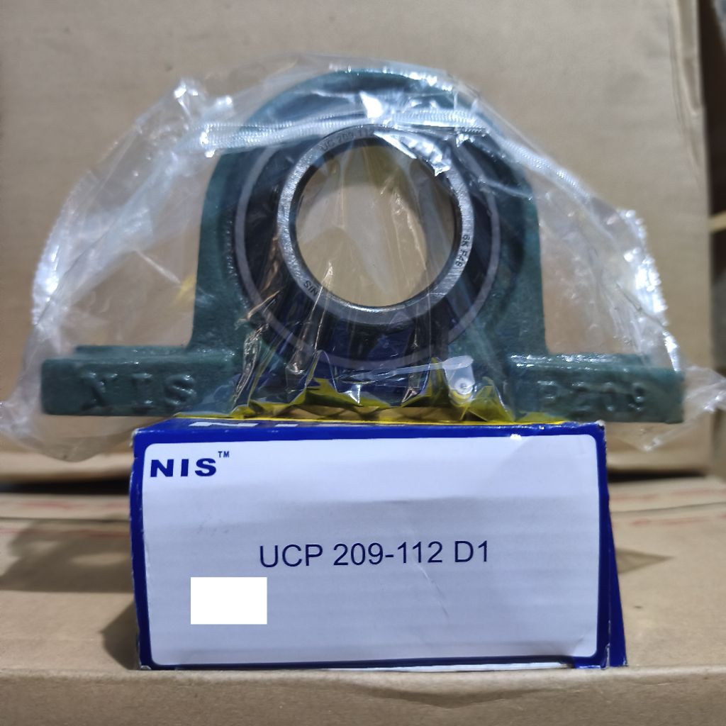 Jual bearing duduk pillow block UCP 209-112 atau UCP 209-28 NIS | Shopee Indonesia