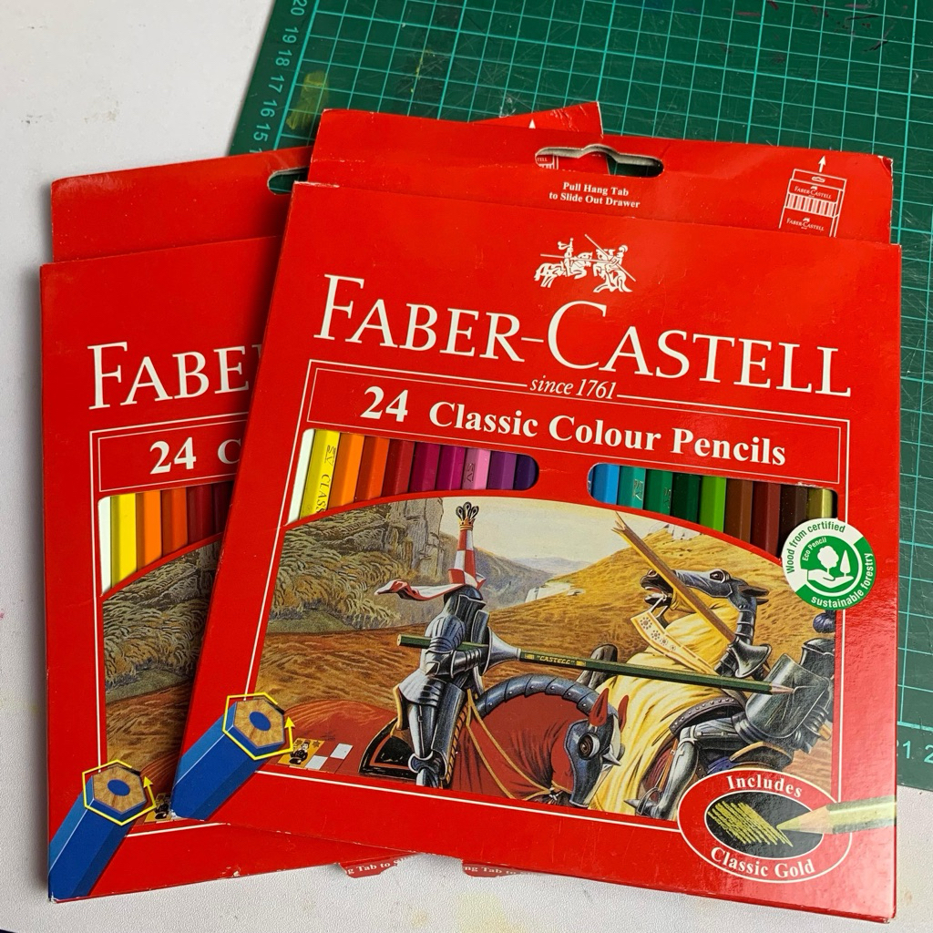 Jual Pensil warna Faber Castell 24 warna | Shopee Indonesia