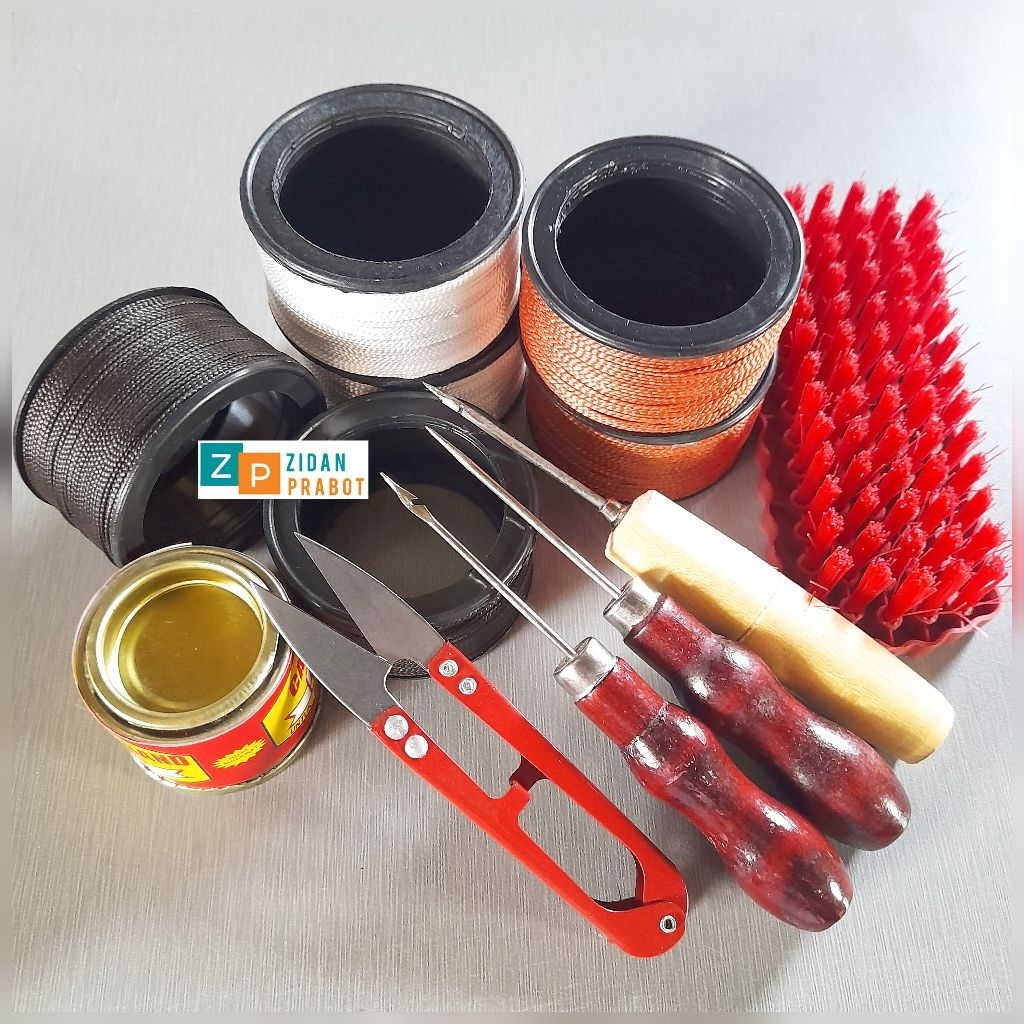 Jual Alat Sol Sepatu 3 Jenis Jarum, Gunting, Lem Perekat, Sikat dan 6 ...