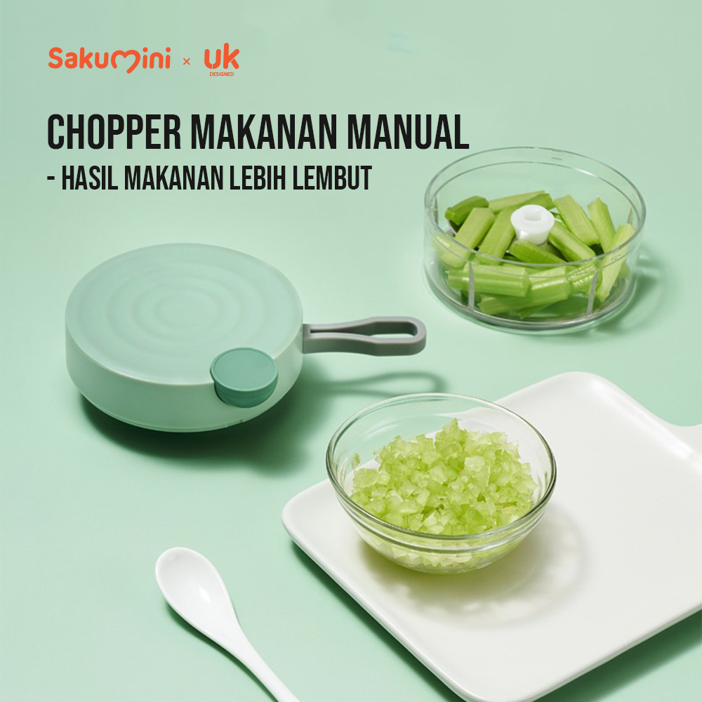 Jual Sakumini Chopper Grinder Manual Blender Tarik Penggiling Penghalus ...