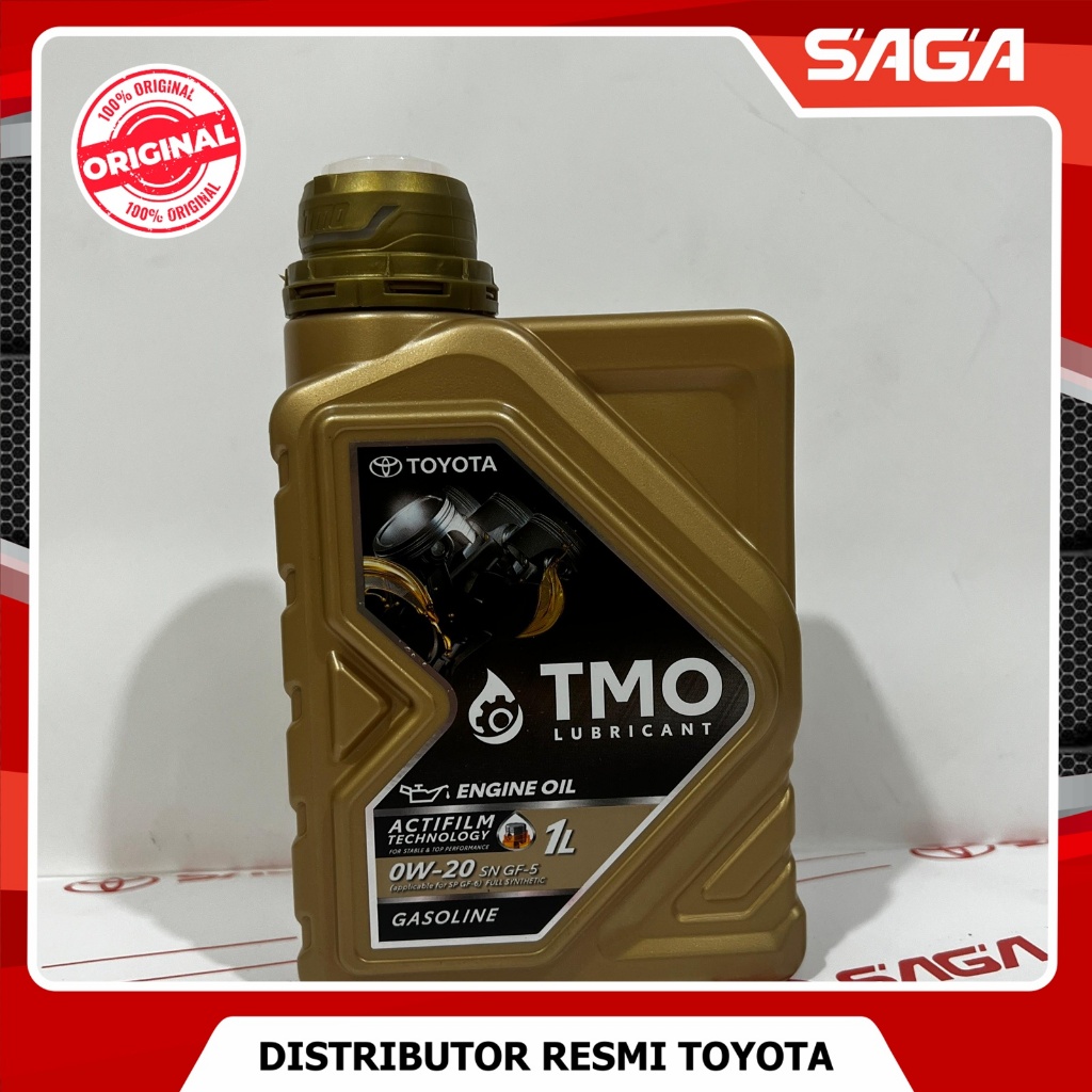 Jual SAGA | Oli TOYOTA OLI Bensin TMO FULL SYNTHETIC 0W-20 SAGA | SN GF ...