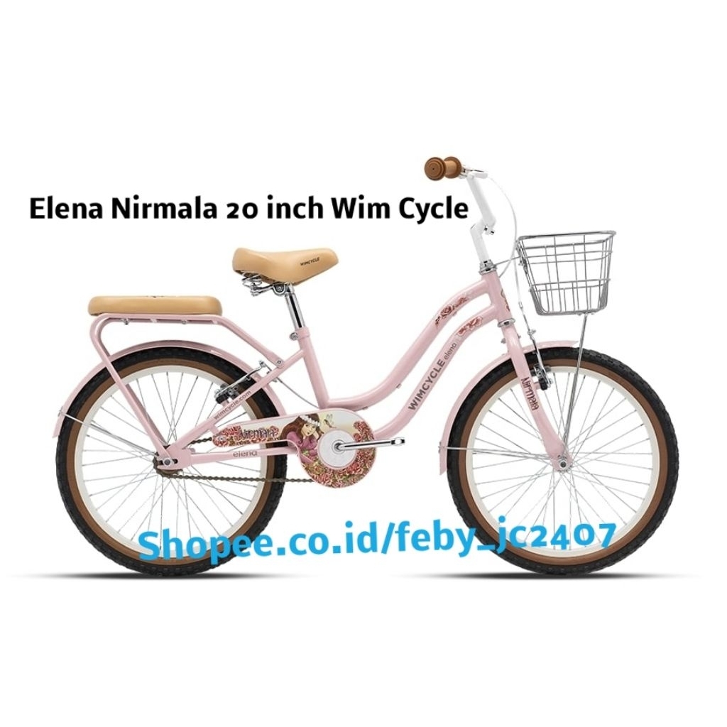 Jual SEPEDA ANAK PEREMPUAN MINI CEWEK YUNA WIMCYCLE WIM CYCLE UKURAN 20 ...
