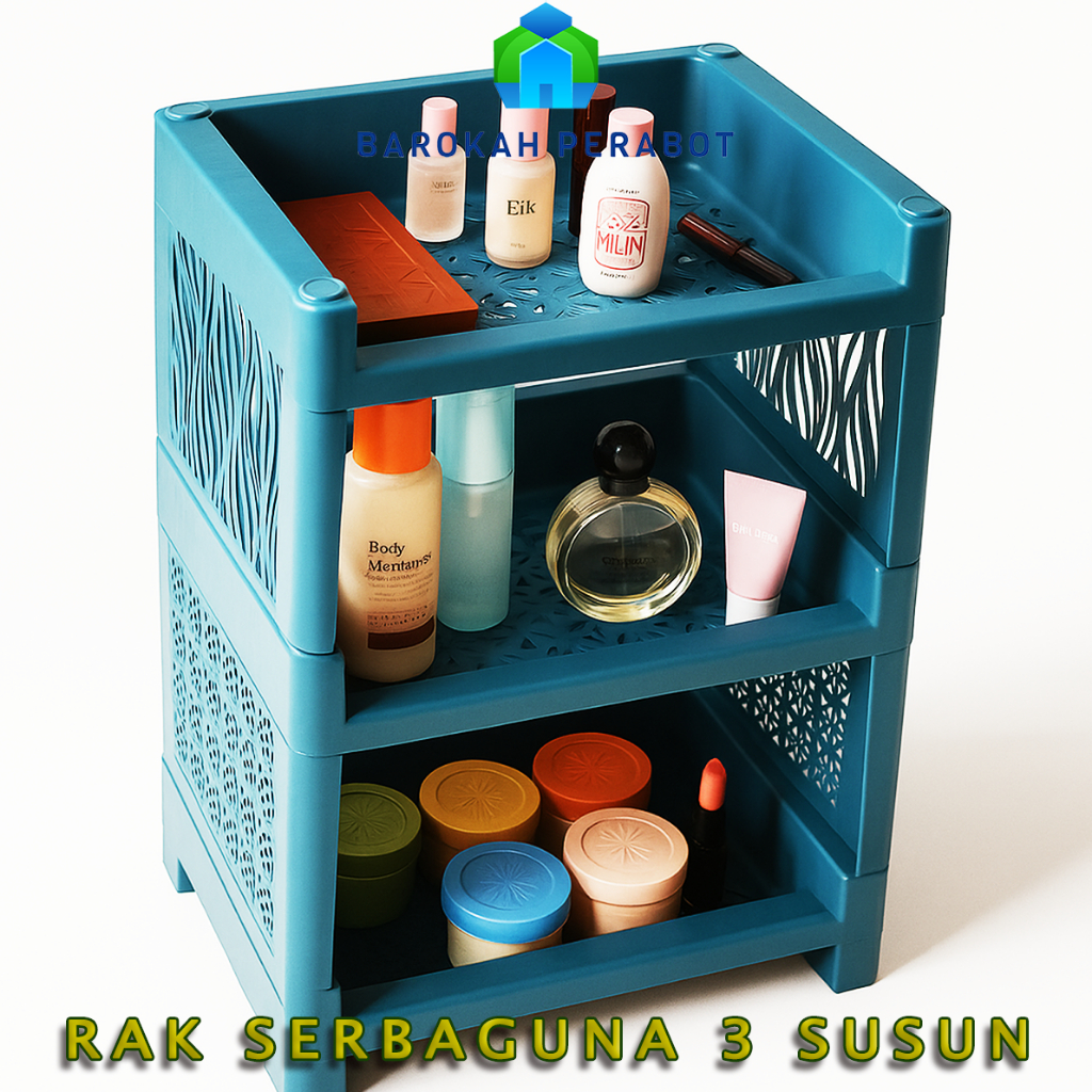 Jual Rak Kotak Serbaguna 3 Susun / Rak Dapur Serbaguna Rak Portable Rak ...