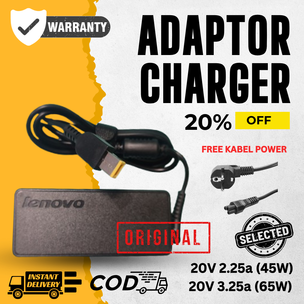 Jual Adaptor Charger Lenovo Thinkpad Think Pad X270 X260 X250 X240 ...