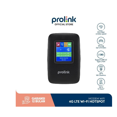 Jual Modem PROLINK DL7202 MIFI Modem 4G LTE WiFi Hotspot Unlock Semua ...