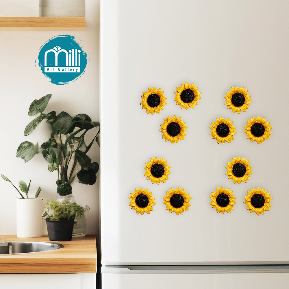 Jual Magnet Kulkas Bunga Matahari ( 3 pcs ) | Shopee Indonesia