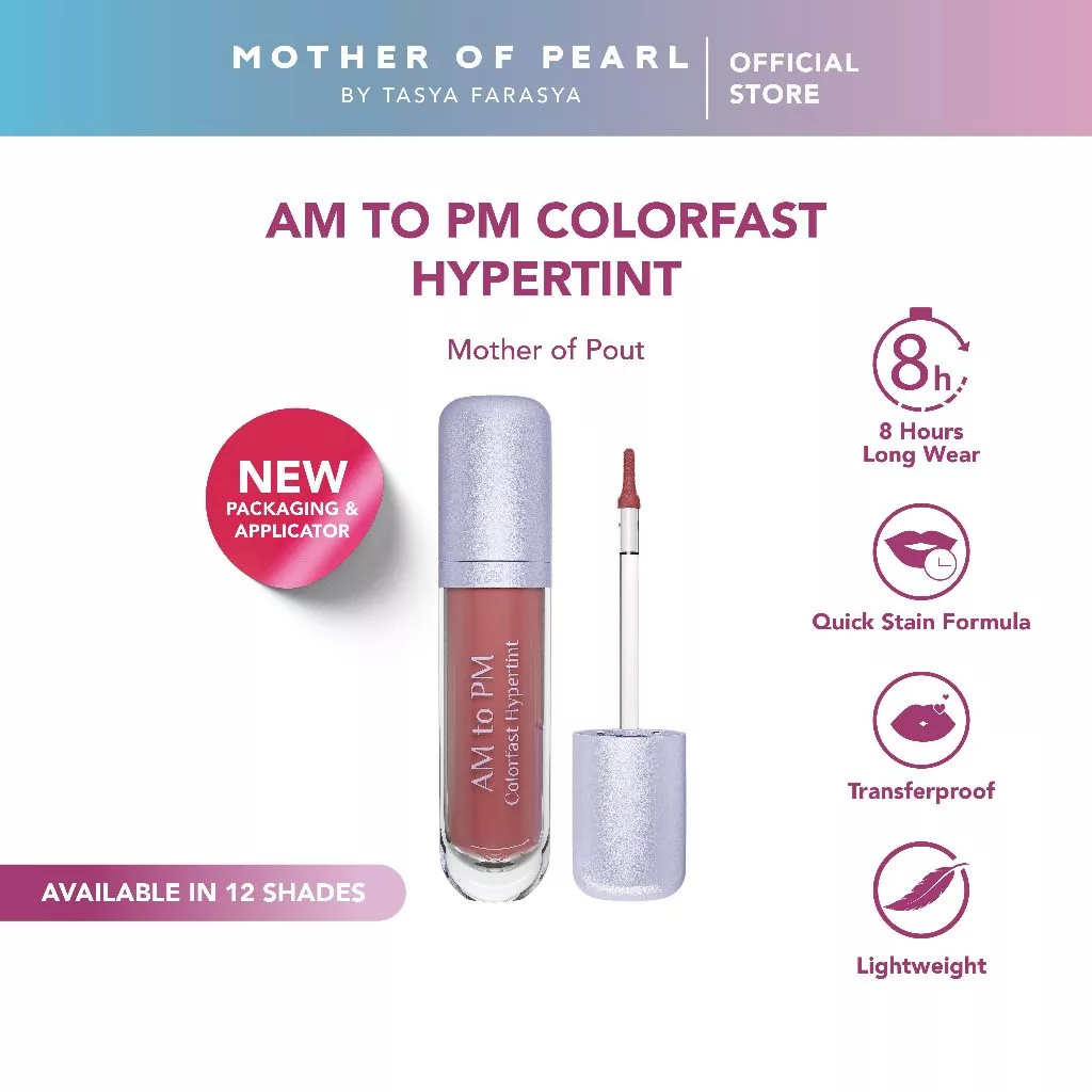 Jual MOP - AM to PM Colorfast Hypertint Lip Tint | Shopee Indonesia