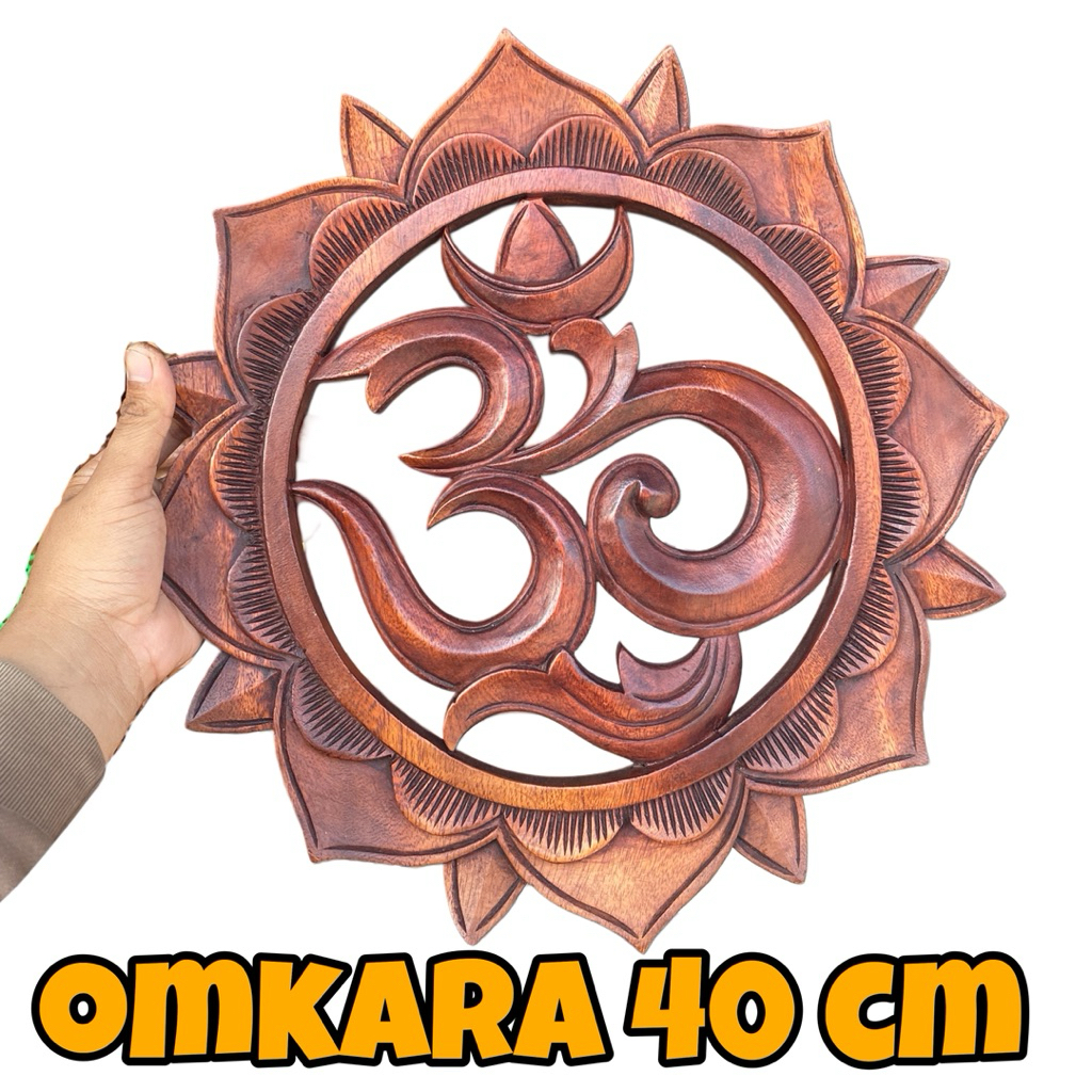 Jual Dekorasi Dinding Omkara jumbo Ukir - Hiasan Dinding Omkara ...