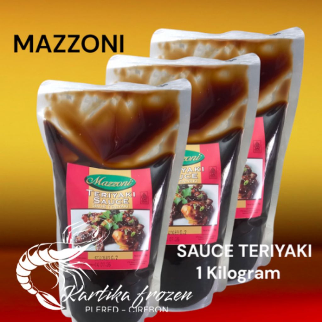 Jual MAZZONI SAUCE TERIYAKI 1 KG | Shopee Indonesia
