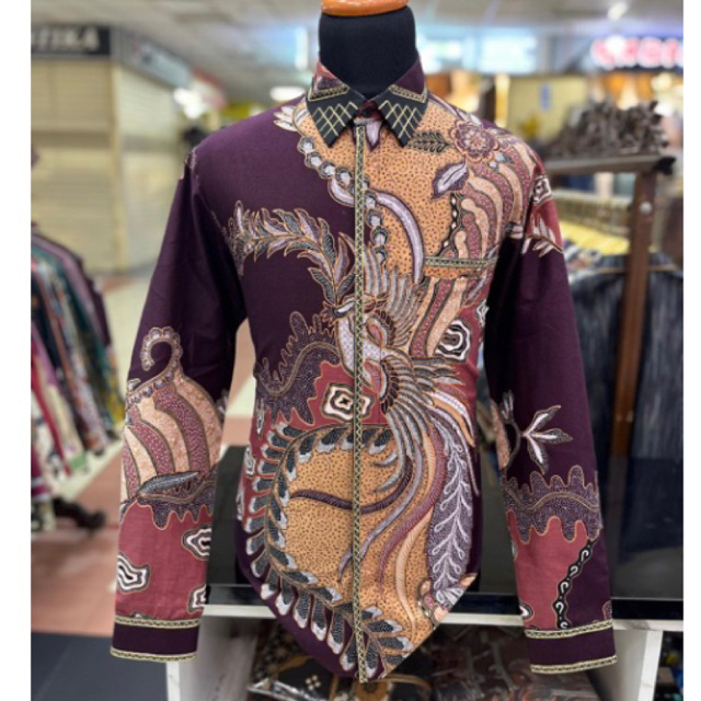 Jual NEW !! kemeja batik katun smock exclusive / hem smock exclusive ...