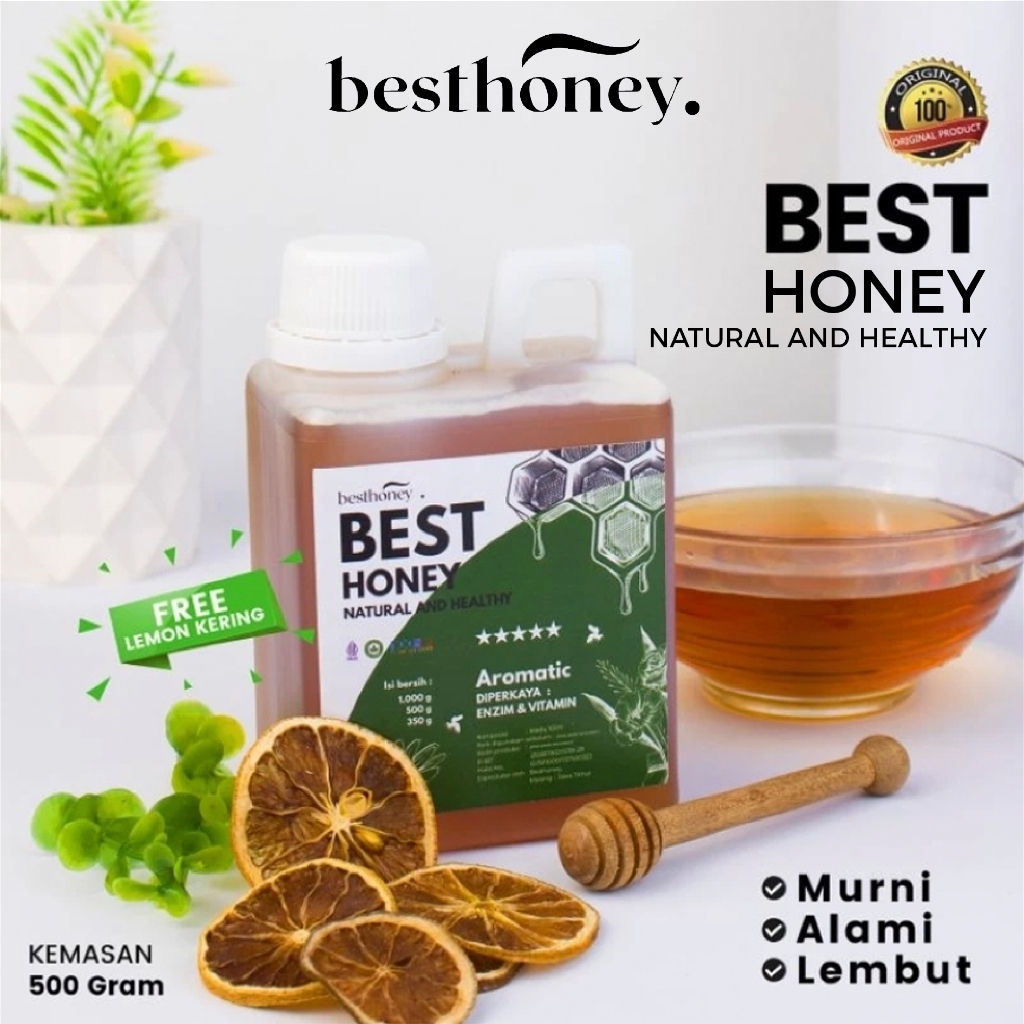 Jual Best Honey Madu Aromatic Original 500gr / 1kg Madu Murni Alami ...