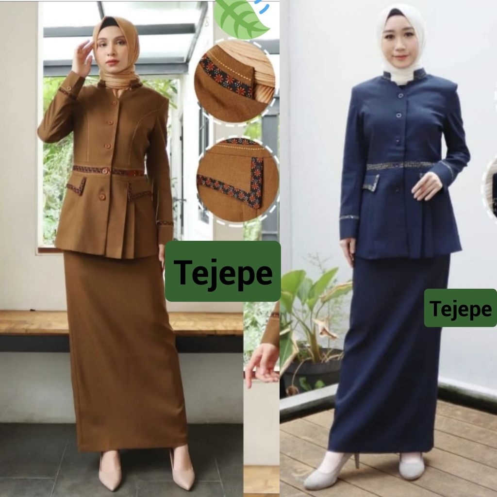 Jual Blazer pemda tua list batik terbaru /setelan seragam pdh tua lis ...