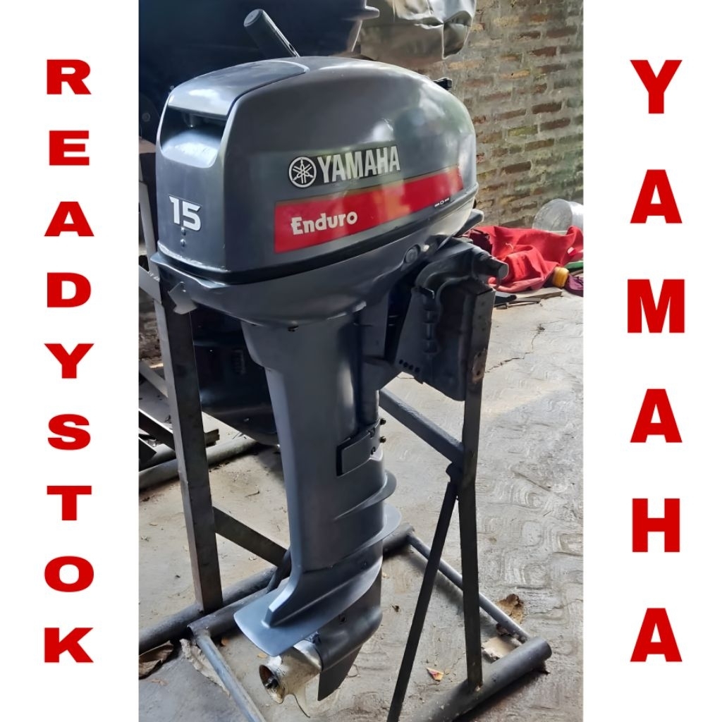 Jual Mesin Perahu Tempel Yamaha 15 Pk Bekas Second Mesin Tempel Perahu ...