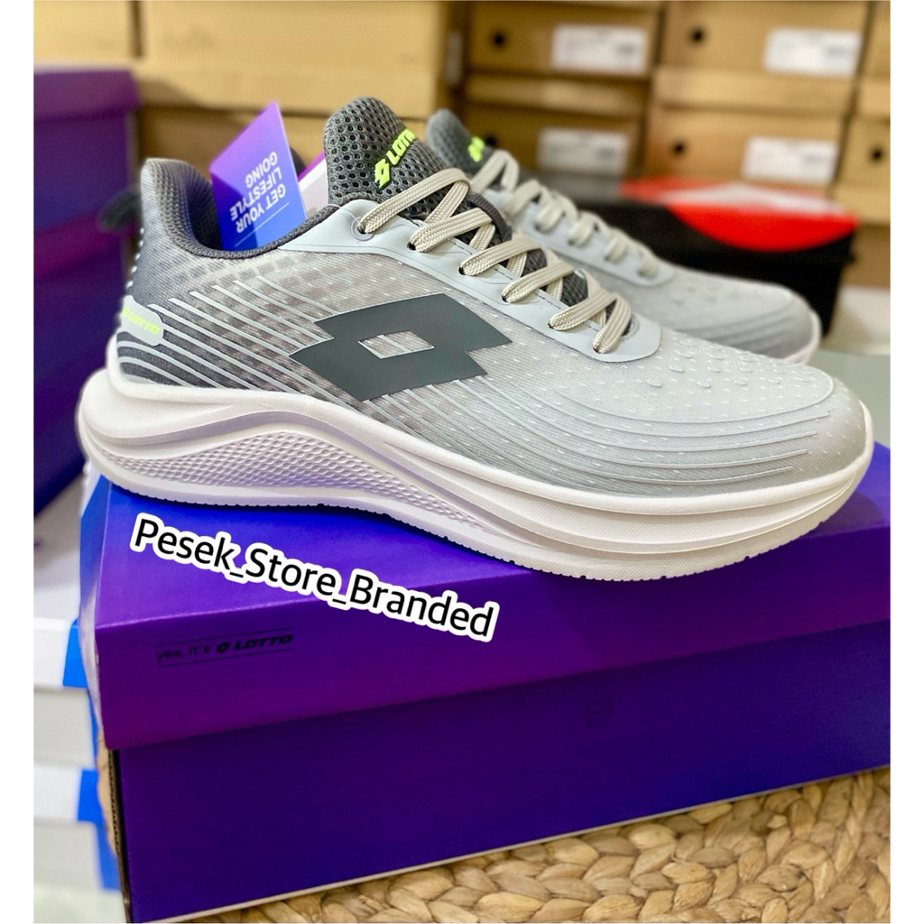 Jual Sepatu Lotto Dallin Grey size 40 & 43 saja original | Shopee Indonesia