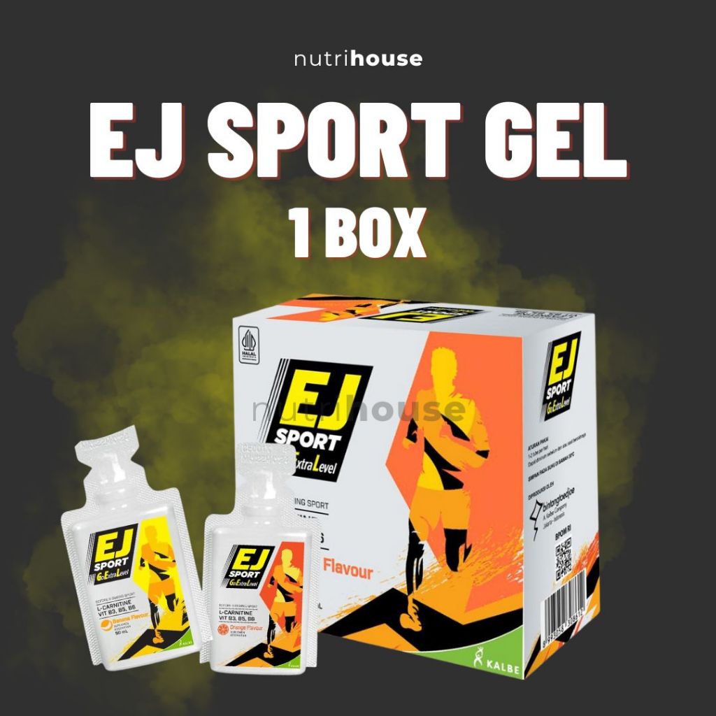 Jual EJ Sport Gel - 1 box isi 5 Tubs - Energy Gel Stamina Olahraga ...