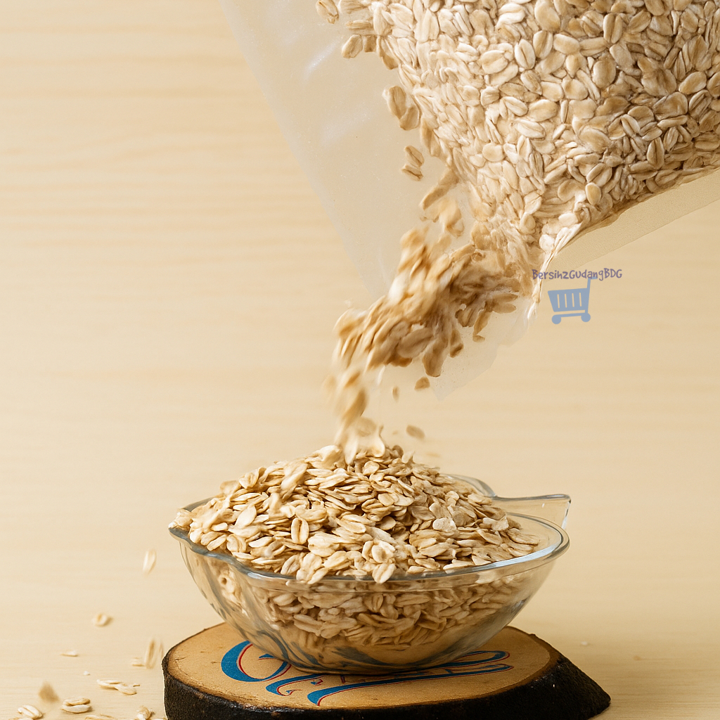 Jual Rolled Oats Australia 1kg / Oatmeal Rolled Oat 1000 grm Organik ...