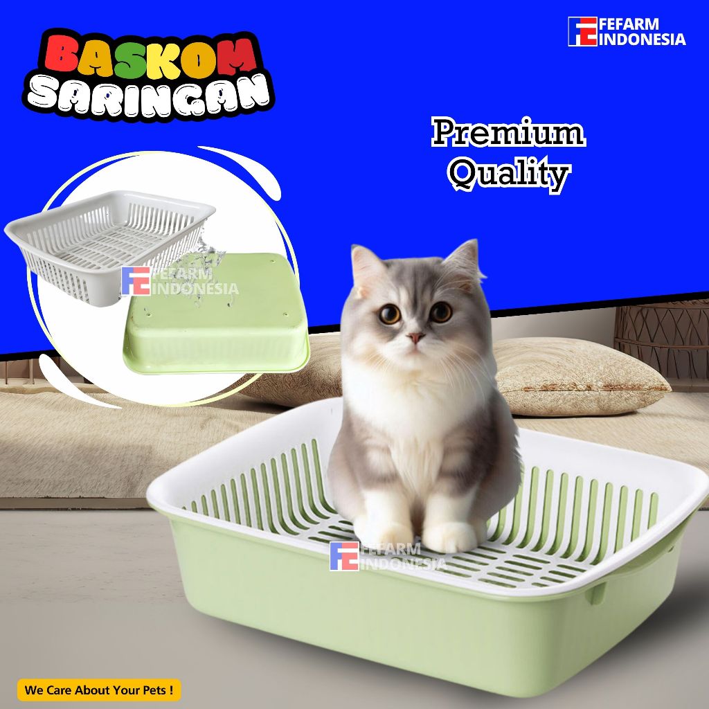 Jual Baskom Kotak + Saringan (1SET) Numan 2in1 Saringan Wadah Bak Pasir ...
