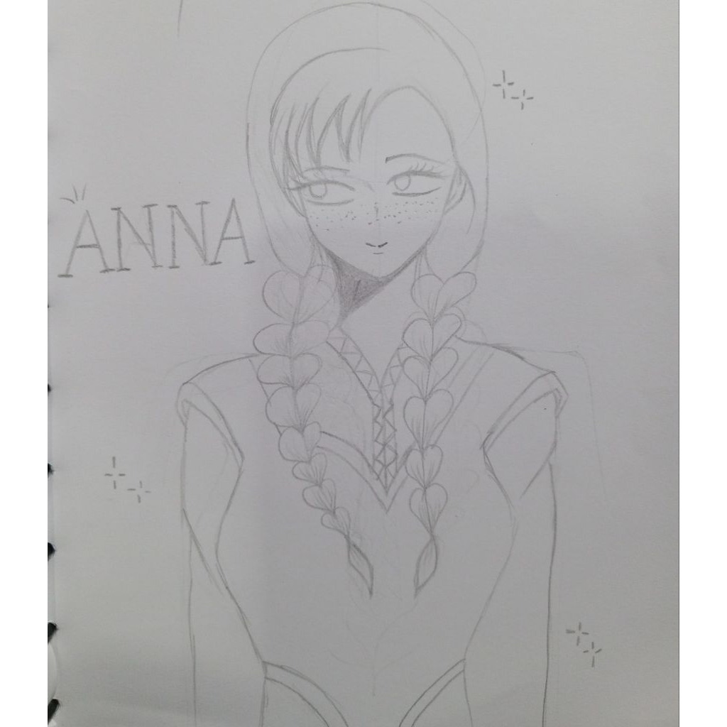 Jual Sketsa Gambar Anna Frozen | Shopee Indonesia