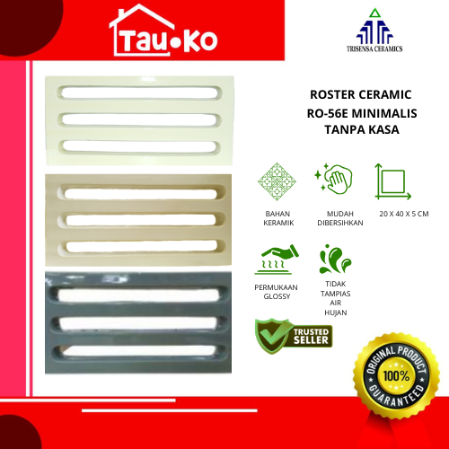 Jual TRISENSA LOSTER ROSTER KERAMIK RO 56E MINIMALIS LOBANG ANGIN 20 X ...