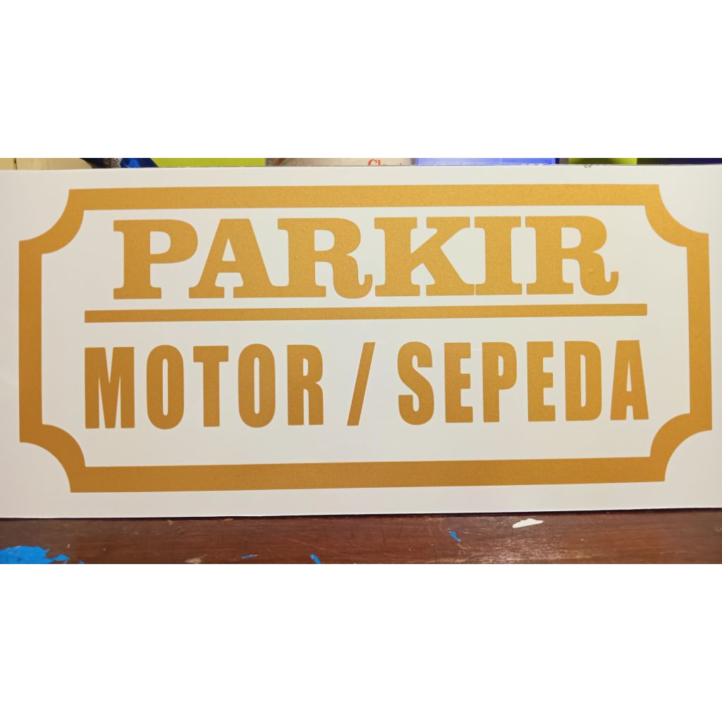 Jual stiker huruf custom untuk usaha gerobak/neon box/petunjuk arah ...