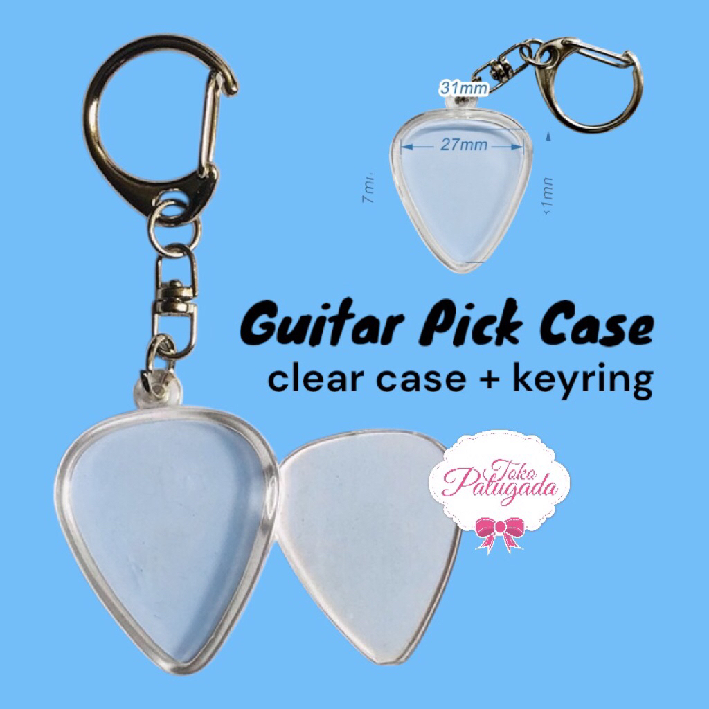 Jual [PRE ORDER] Guitar Pick Case + Keyring - Casing Pick Gitar ...