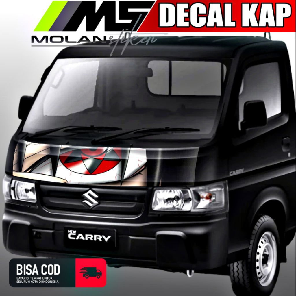 Jual Decal Sticker Striping Variasi Kabin Depan New Carry Pickup Decal ...