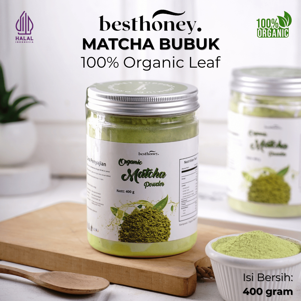 Jual Best Honey Pure Matcha Powder 400gr Premium | Shopee Indonesia