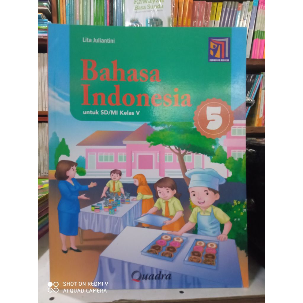 Jual Buku bahasa Indonesia untuk SD kelas 5 kurikulum merdeka quadra | Shopee Indonesia