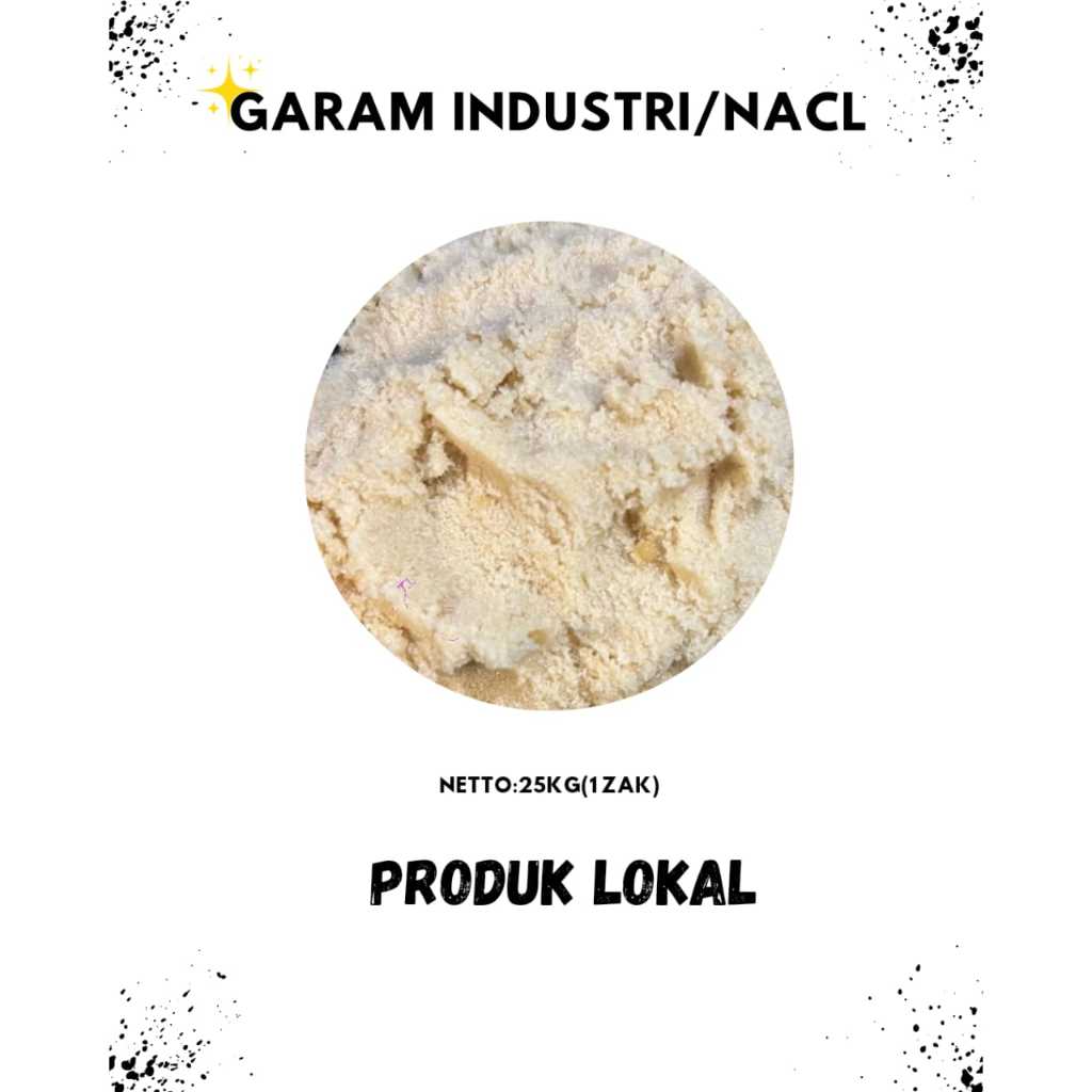 Jual Garam Industri/Garam Halus/Nacl/25kg Lokal kuning | Shopee Indonesia