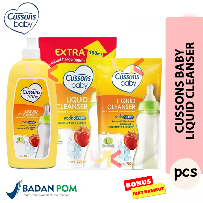 Jual Cussons Baby Liquid Cleanser Series - 300Ml+100ml - 700ml + 300ml ...