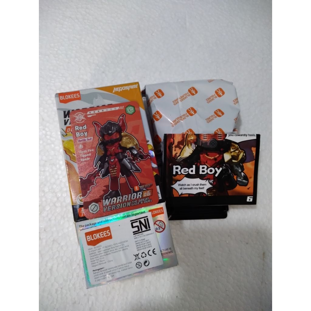 Jual Blind box blokees hero infinity gvt 1 Red Boy | Shopee Indonesia