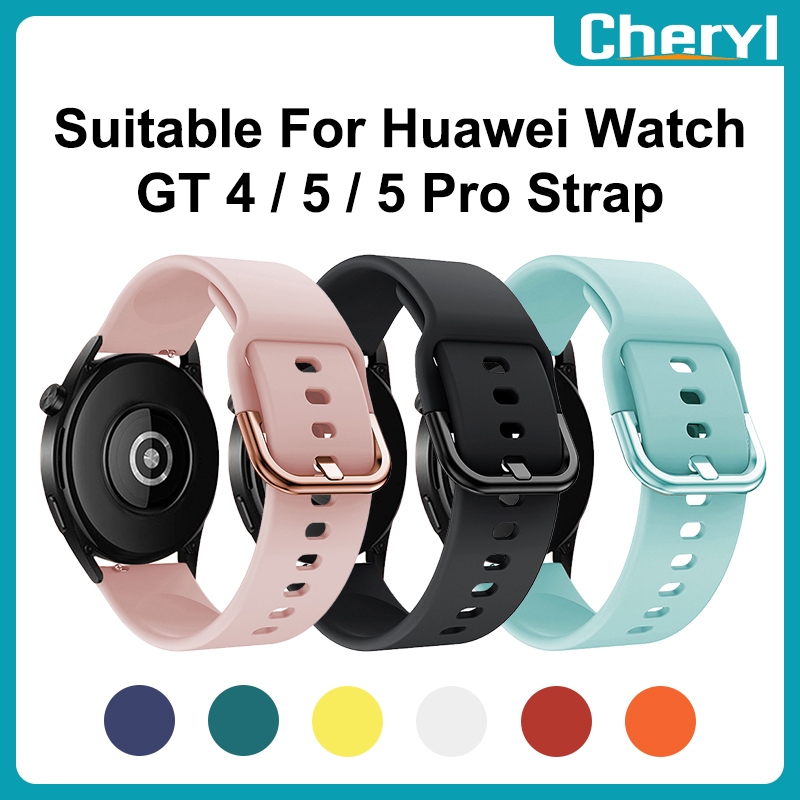 Jual Silicone Strap For Huawei Watch GT4/GT5/GT5 Pro/GT6/GT6 Pro 46mm ...