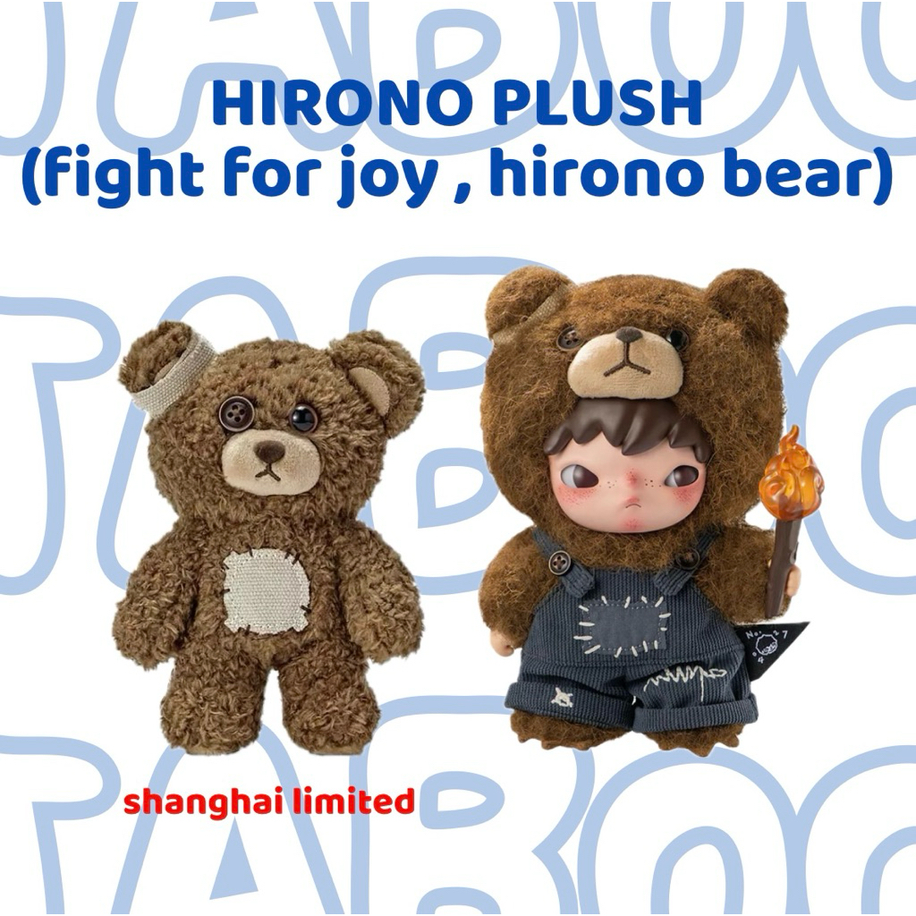 Jual HIRONO PLUSH (Hirono bear / fight for joy) - FAST PO | Shopee ...