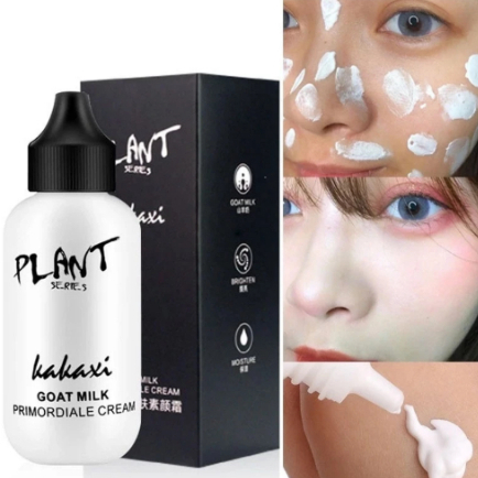 Jual Plant Series Kakaxi Goat Milk Cream Mencerahkan Wajah Menyamarkan ...