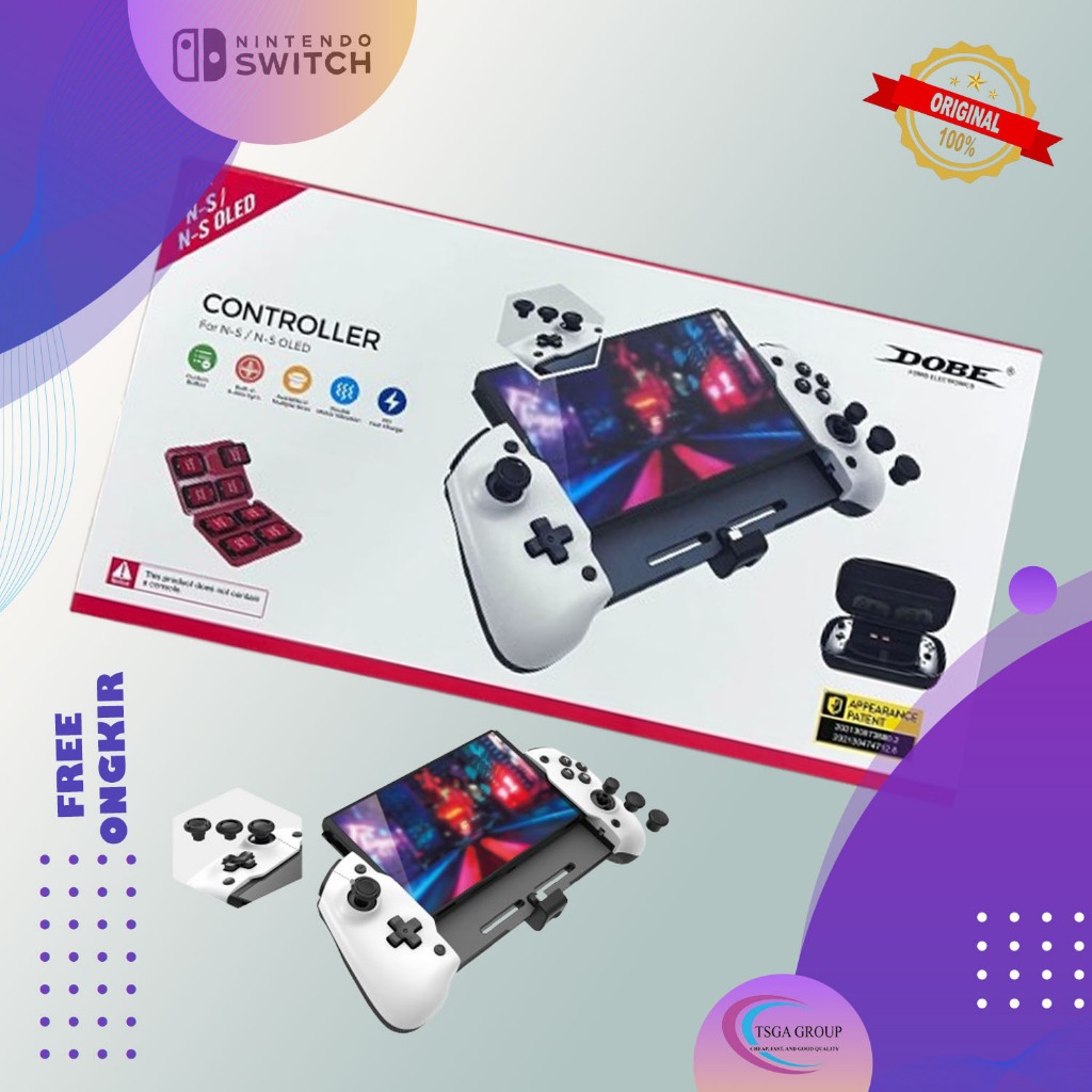 Jual Dobe Controller Stik Grip Pad Nintendo Switch Oled V1 V2 - TNS ...
