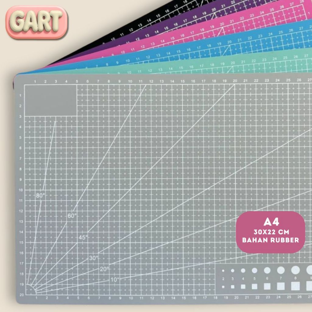 Jual CUTTING MAT A4 30x22cm - Alas Gambar - Alas Meja Aesthetic Lucu - Alat Potong dan Membentuk ...