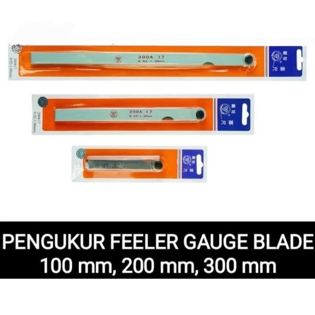 Jual Fuller Gauge Blades | Feeler Gauge 17 Blades - 100mm | 300mm ...