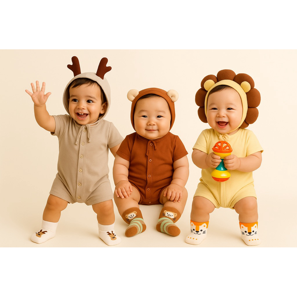 Jual MINIMAPA - Jumper set kaos kaki bayi rusa lucu free topi kostum ...
