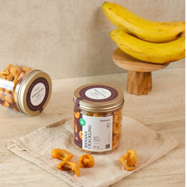 Jual Terrassa Banana Crackling Keripik Pisang Premium Natural Snacks ...