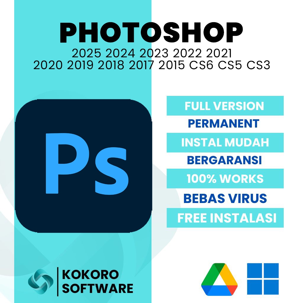 Jual Photoshop Full Version Baru/Lama 2025 2024 2023 2022 2021 2020 ...
