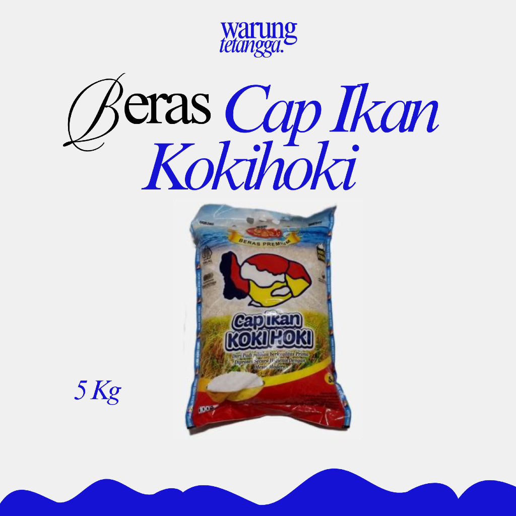 Jual BERAS CAP IKAN KOKIHOKI 5KG | Shopee Indonesia