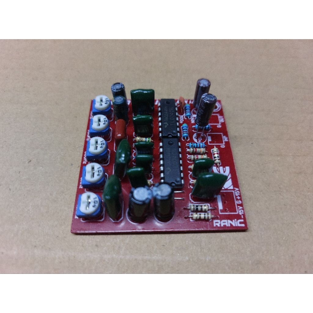 Jual Kit Mini Equalizer 5 Channel Mono Trimpot 2x TL084 | Shopee Indonesia